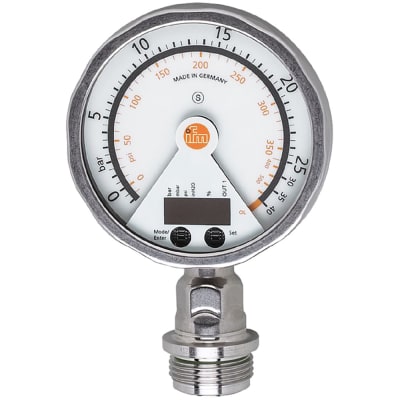 ifm efector - PG2793 - Pressure sensor,gauge & digital display,-14.4 to 362.7psi,4-20mA ...