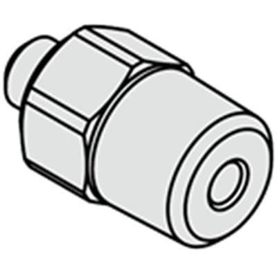 SMC Corporation - ZS-46-N1 - PIPING ADAPTER, R1/8 - RS