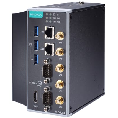 Moxa - MC-1220-LTE Cat4-US - Wireless Package,4G Module,LE910C4-NF Mini PCIe - RS