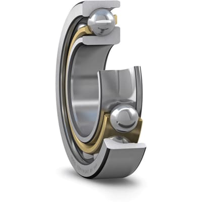 SKF - 7309 BECBP/W64 - Precision Angular Contact Ball Bearing, ID 45 mm, OD 100 mm, W 25 mm - RS