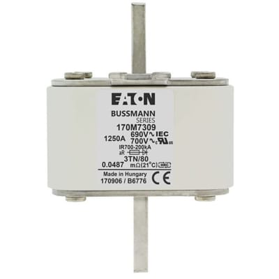 Bussmann by Eaton - 170M7309 - FUSE 1250A 690V 3TN/80 AR - RS