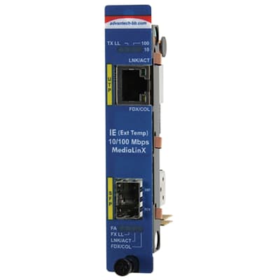 Advantech - IMC-750-SSET - Fiber Media Conversion, iMcV Series-MediaLinX TX/SSFX-SM1310/PLUS-SC - RS