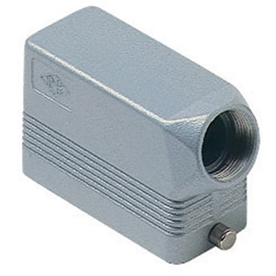 ILME - CHOT-16.4L - Rectangular connector, Hood, Standard, size 77.27, 2 Pegs, Side .5-NPT entry ...