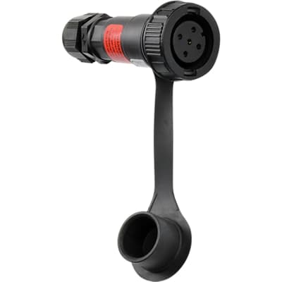 Meltric - 06E3007 - PNCX CONNECTOR POLY BLACK SIZE P ,/69 4P,G 5A 250 VAC 60 Hz .40-.55 inches - RS