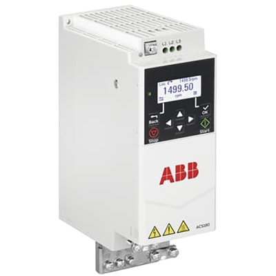 ABB Drives - ACS180-04S-09A4-4 - Micro Drive, 3-Phase, 480VAC, 3HP, 03U, N1/IP21, R1 Frame ...
