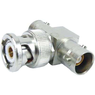 Fairview Microwave - SM6724 - BNC Triax T Adapter Male (Plug)-Female (Jack)-Female(Jack), Nickle ...