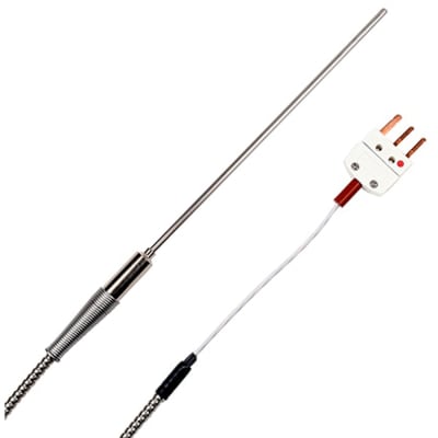 Omega Engineering - PR-10L-3-100-1/4-6-BX - RTD's, TJ RTD Probes - RS