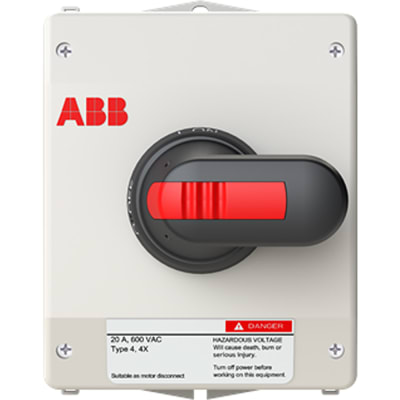 ABB Industrial Connections & Solutions - EOT520N3PAP-SBA - Enclosed non fused disconnect switch ...