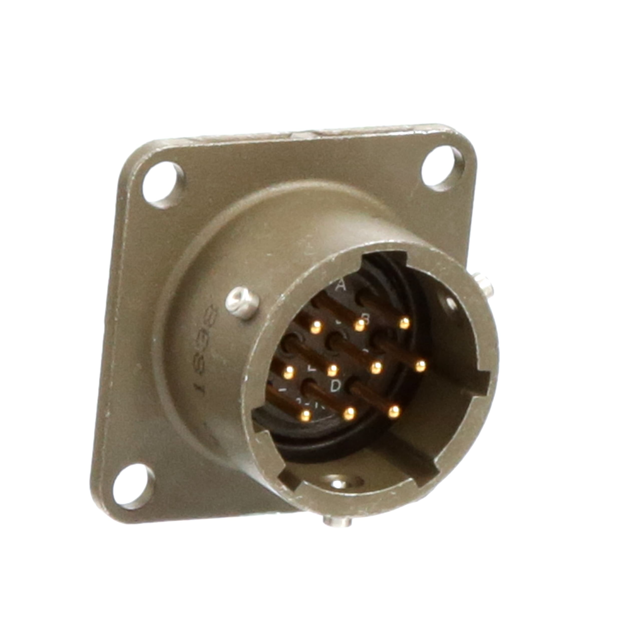 Amphenol Industrial - PT02E-12-10P - Connector metal circ class e box mount recept size 12 10 ...