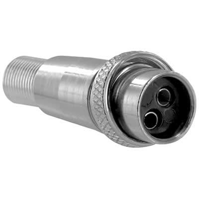 Eaton - CDM Electronics - 80-MC2F1 - Conn, AV,XLR,Plug,2 Cont,Cbl Mnt,Uninsulated,80 Series ...