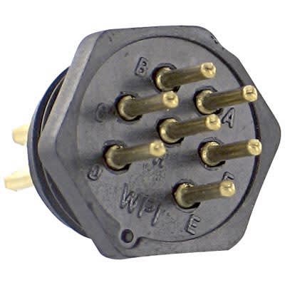 Eaton - CDM Electronics - 126-1059 - Connector, 4, 5, 7 and 9, Molded Backshell, Stamped, Gold ...
