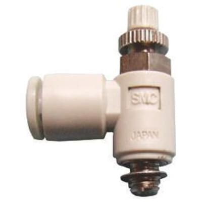 SMC Corporation - AS3201F-03-10S - Speed Controller with Seal, Elbow, PBT, 3/8 Port, 3/8 Body ...