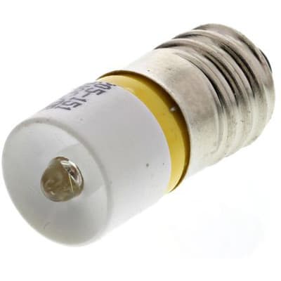 RS PRO - 205151 - Yellow LED Indicator Lamps E10 Single Chip RS PRO - 205151 - Yellow LED Indicator Lamps E10 Single Chip