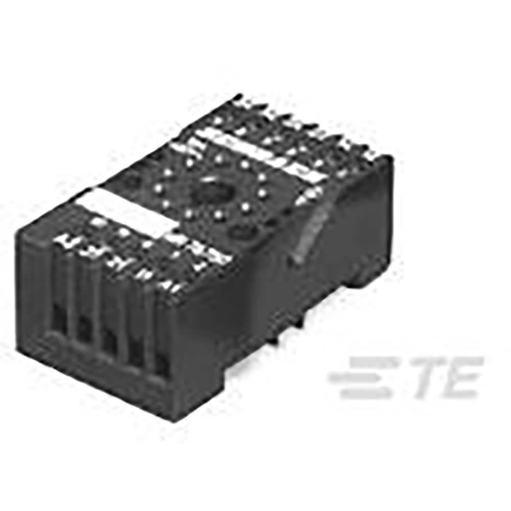 TE Connectivity - MT78740 - Relay Socket,DIN-RAIL,11 Pin,SCREW ...