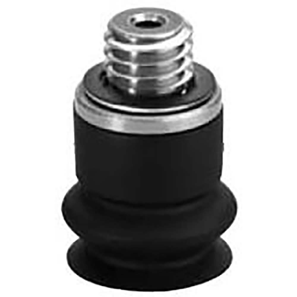 SMC Corporation - ZP2-TB15MBN-H5 - Bellows Pad w/adapter, blast type, 15mm diameter, NBR, M5 ...