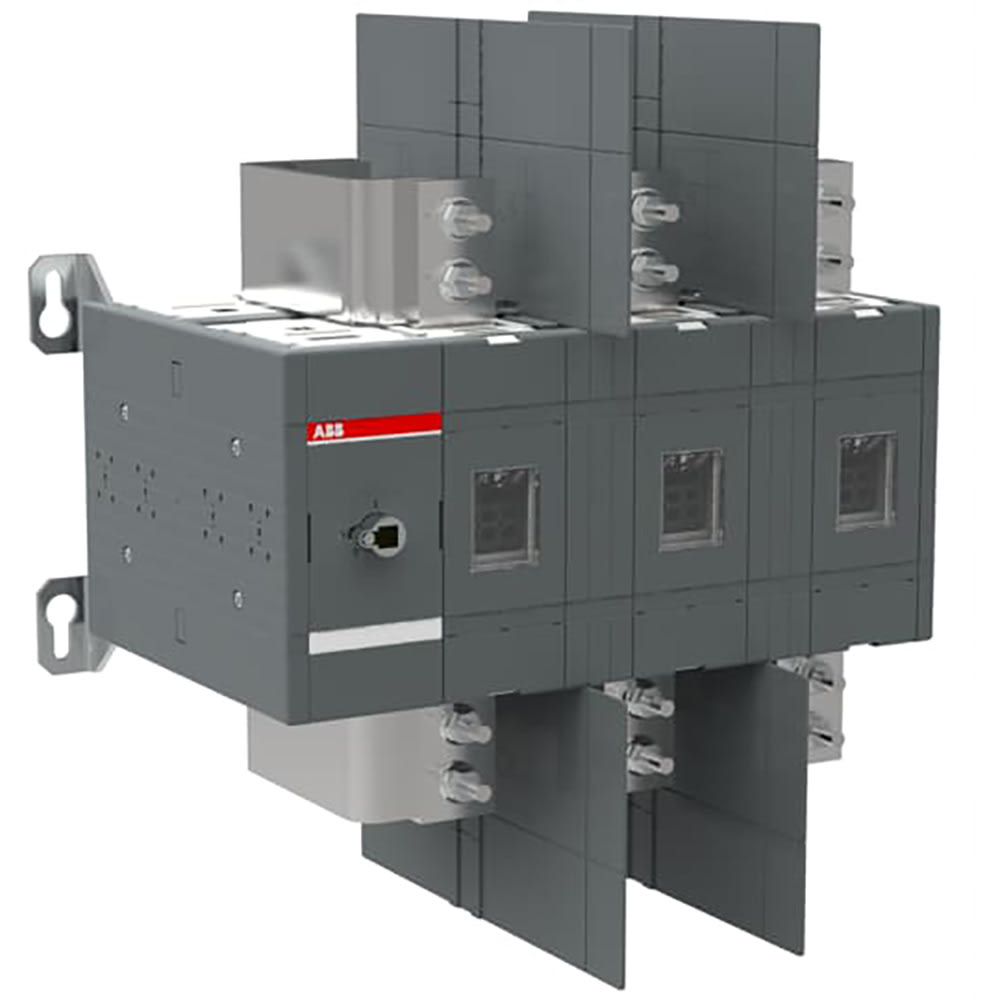 ABB - OT1600U03 - Non-Fused Disconnect switch 1600A 3 Poles 600VAC, Panel Mount , UL98 - RS