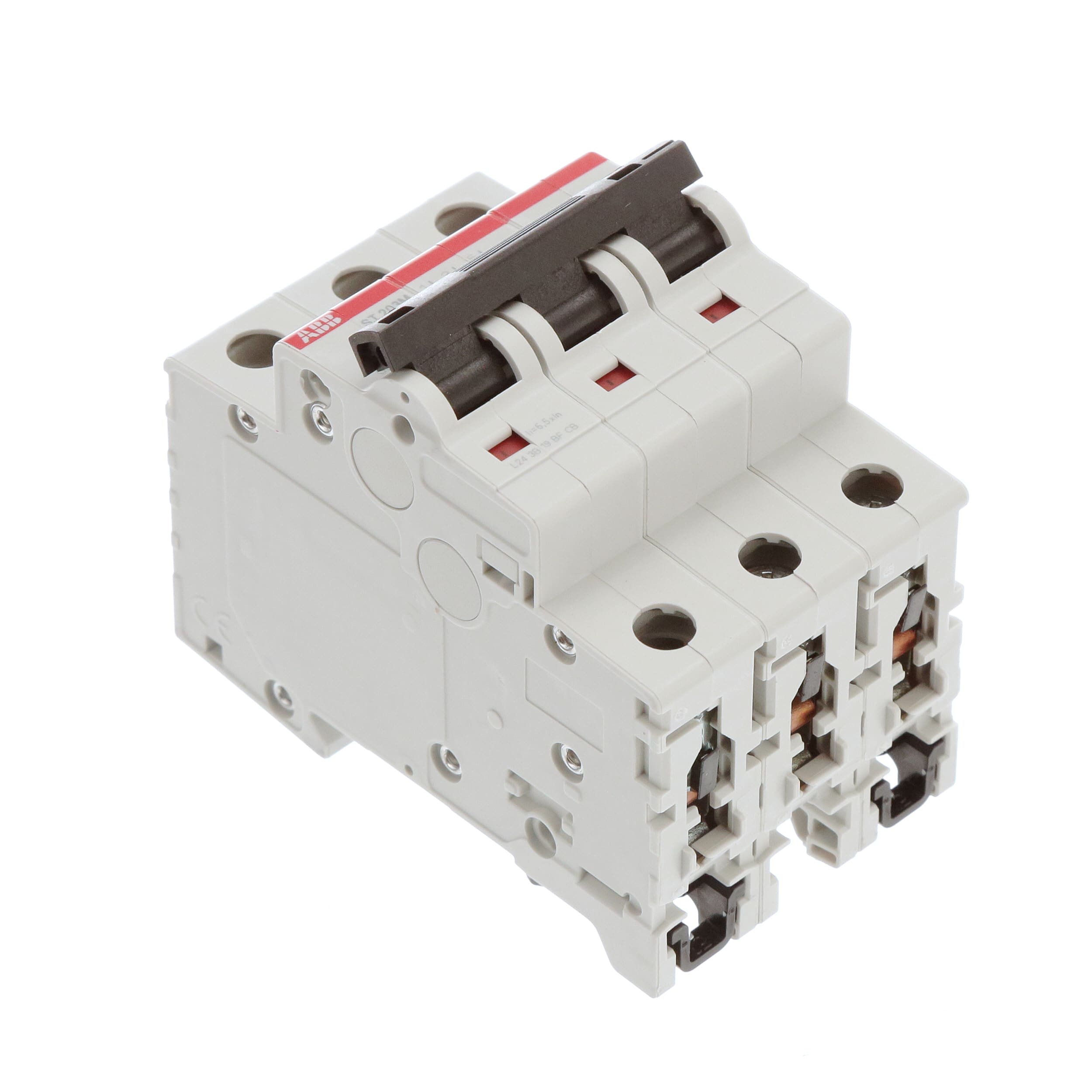 ABB - ST203M-C16 - Circuit Breaker, Miniature, DIN Rail Mount, C Curve, 3 Pole, 16A - RS