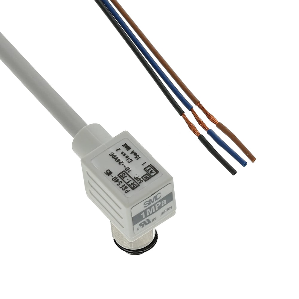 SMC Corporation - PSE540-M5 - Compact Pneumatic Pressure Sensor, 0 to 1 MPa, 12 to 24 VDC, PSE54 ...