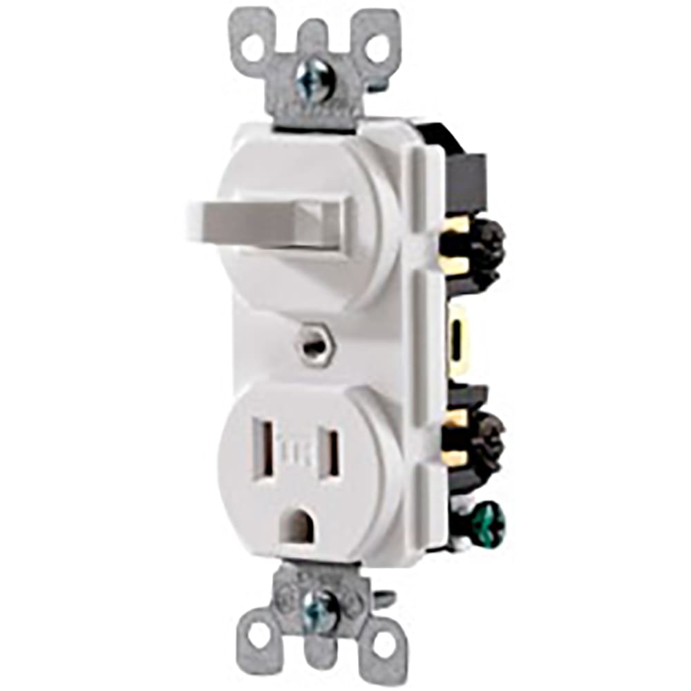 Leviton - T5225 - BR TR COMBI DEC SW/REC 15A125V - RS Leviton - T5225 - BR TR COMBI DEC SW/REC 15A125V - RS