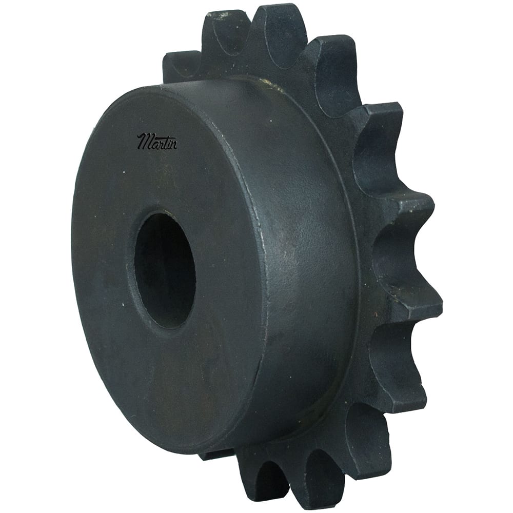 Martin Sprocket & Gear - 40B22 - Sprocket, 40 Chain, 1/2" Pitch, B Style, Plain Bore, 22 Teeth - RS