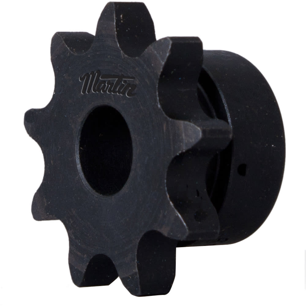 Martin Sprocket & Gear - 50B10 - Sprocket, 50 chain, 5/8" pitch, B hub, plain bore, 10 teeth - RS