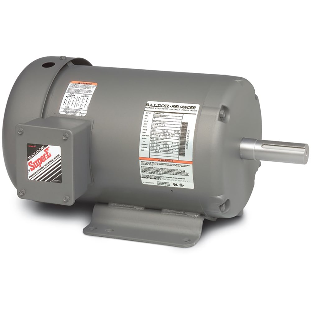 Baldor-Reliance - EHM3714T - Shaft Grounding Motor, 10HP, 1770 rpm, 215T, 3752M, TEFC, F1, HV3 ...