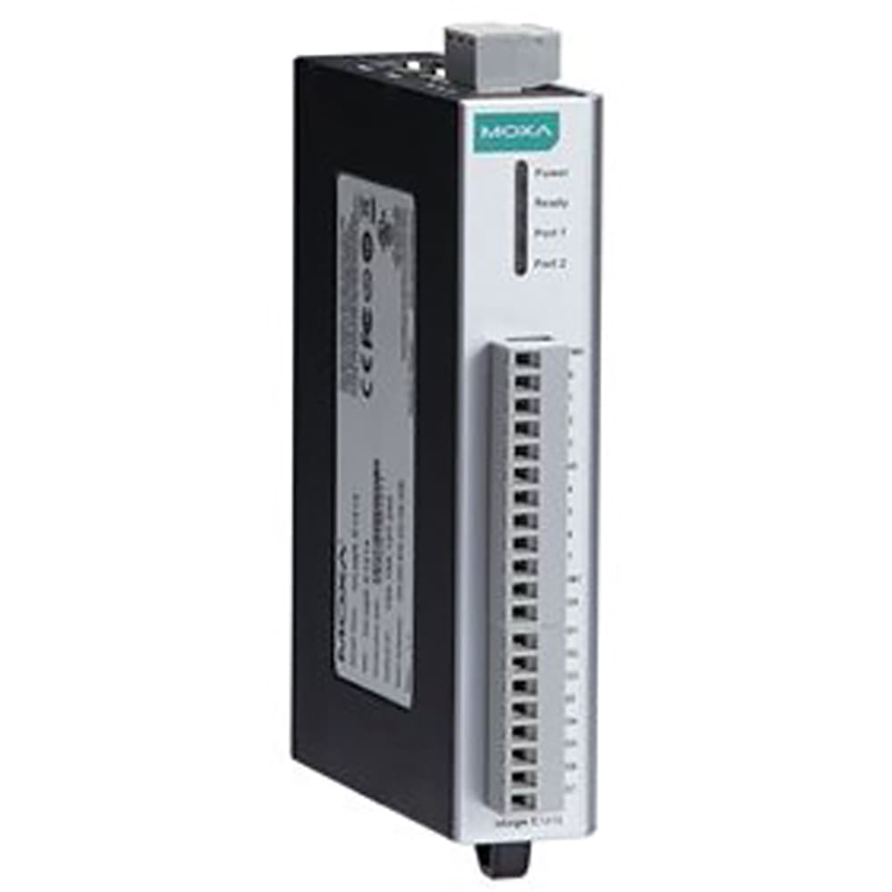 Moxa - ioLogik E1242-T - Ethernet Remote I/O with 4AI, 4DI, 4DIO, 2 Port,-40 to 75C, ioLogik ...