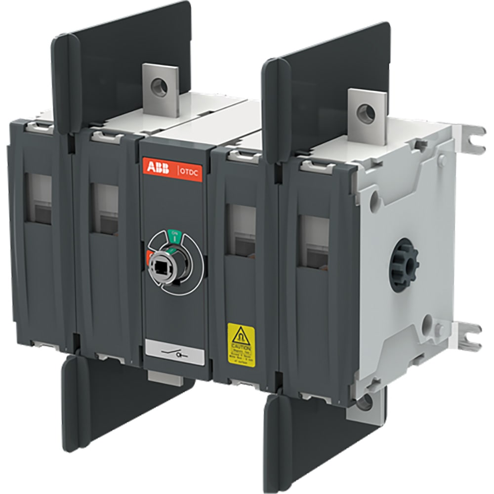 ABB - OTDC200U22 - Non-Fused Disconnect switch 200A 4 Poles 1000VDC, Panel Mount, UL98B - RS