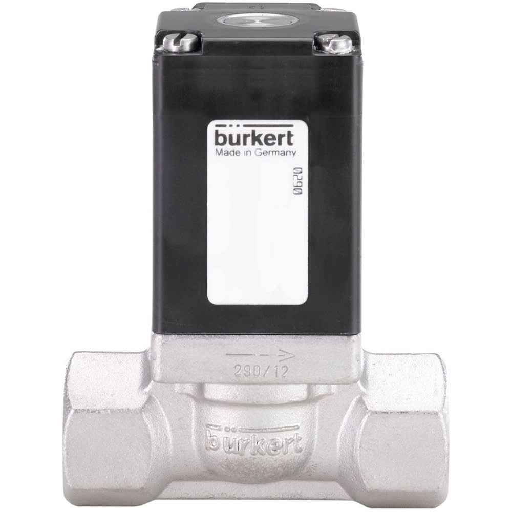 Burkert Fluid Control Systems - 298122 - Solenoid Valve, 2/2, SS, 232PSI, 1NPT, 24V, 0290 series ...