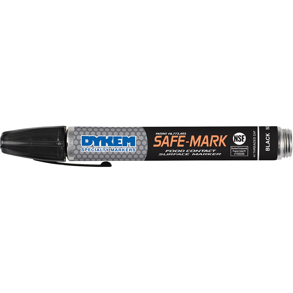 DYKEM - 40907 - Permanent Industrial Marker, NSF, Ink-Based, Black ...