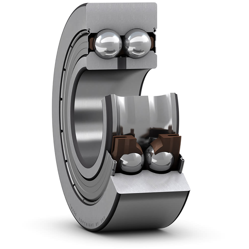 SKF - 3205 A-2Z - Angular Contact Ball Bearing, Double Row, Double ...