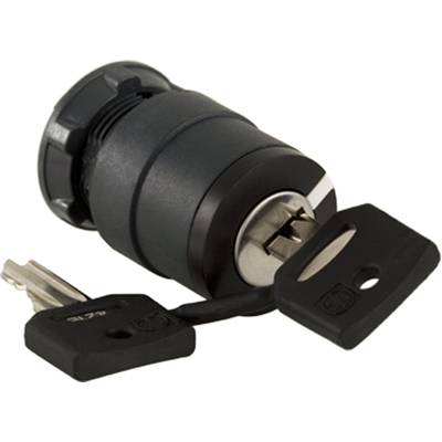 Schneider Electric ZB5AG212 Key Switch Head, 2-Pos, Stay Put