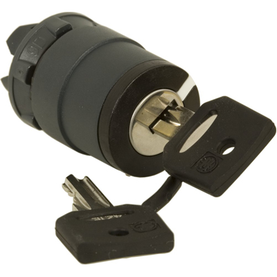 Schneider Electric ZB5AG612 Selector Switch Head, 22mm, 2-Pos, Spring Return, Ronis 421E ...