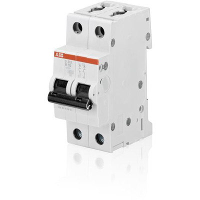 ABB S202-B13 Circuit Breaker; 2-Pole; B Curve; 13A; 6kA; 480Y/277VAC; Handle; Screw Terminals