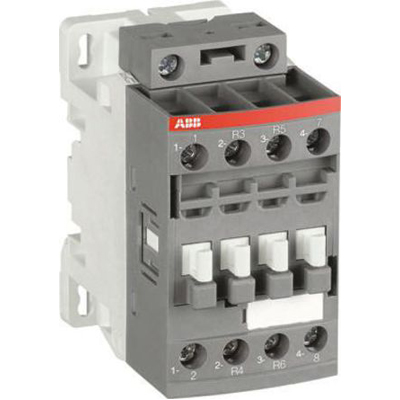ABB AF09-40-00-14 AF09 4 Pole Contactor, 25 A, 4 kW, 250 - 500 V ac/dc Coil
