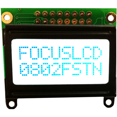 Focus Display Solutions C202C-FTW-LW65 Displays LCD Character Module LBC Series 20x2 FSTN Black ...