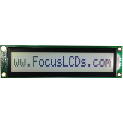 Focus Display Solutions C161C-FTW-LW65 Displays LCD Character Module LBC Series 16x1 FSTN Black ...