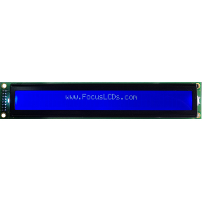 Focus Display Solutions C402A-BW-LW65 Displays LCD Character Module LBC Series 40x2 STN Blue ...