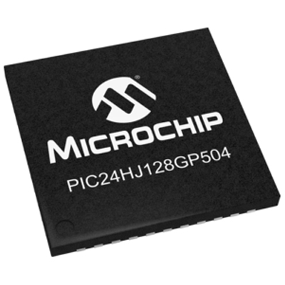 Microchip Technology Inc. PIC24HJ128GP504-H/ML 16-bit MCU, 128KB Flash, CAN, DMA, 40 MIPS, nanoWatt