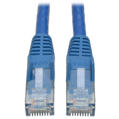 Tripp Lite N201-006-BK Tripp Lite 6ft Cat6 Gigabit Snagless Molded Patch Cable RJ45 M/M Black 6