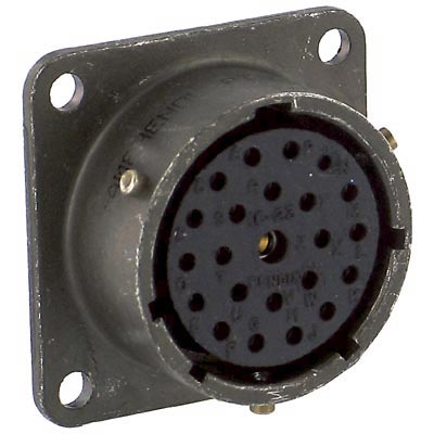 Amphenol Industrial PT02E-16-23S Circular Receptacle., Connector, PT02 Series, Box Mount, 16, 16 ...