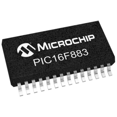 Microchip Technology Inc. PIC16F883-I/SS MCU, 8-Bit, 4KW Flash, 256 RAM, 25 I/O, SSOP-28