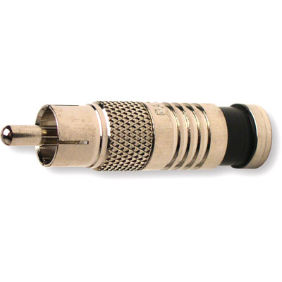 Platinum Tools 18061 RCA RG59 COMPRESSION CONNECTOR. NICKEL PLATE. 6 PC ...