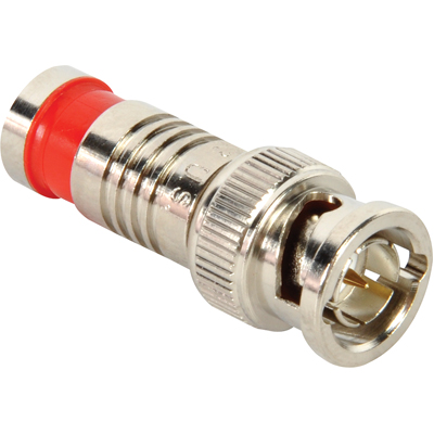Platinum Tools 28041J BNC RG59 COMPRESSION CONNECTOR. NICKEL PLATE. 40 ...