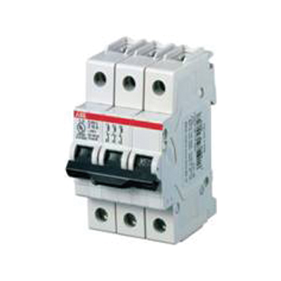 ABB S203-K20 Circuit Breaker, Supplementary, K Curve, 3-Pole, 20A, 480Y/277 VAC, UL1077, DIN