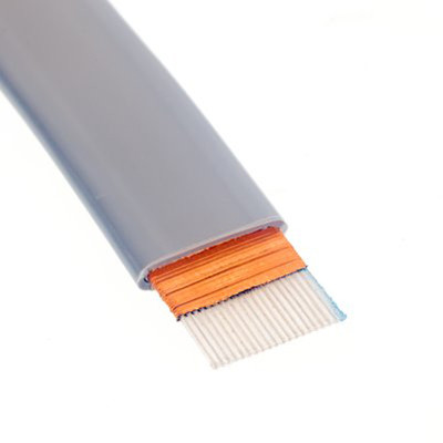 3M 90101/100 Cable, 100C, 30AWG, Solid, TC, TPE ins, Foil, Gray PVC jkt, CL2