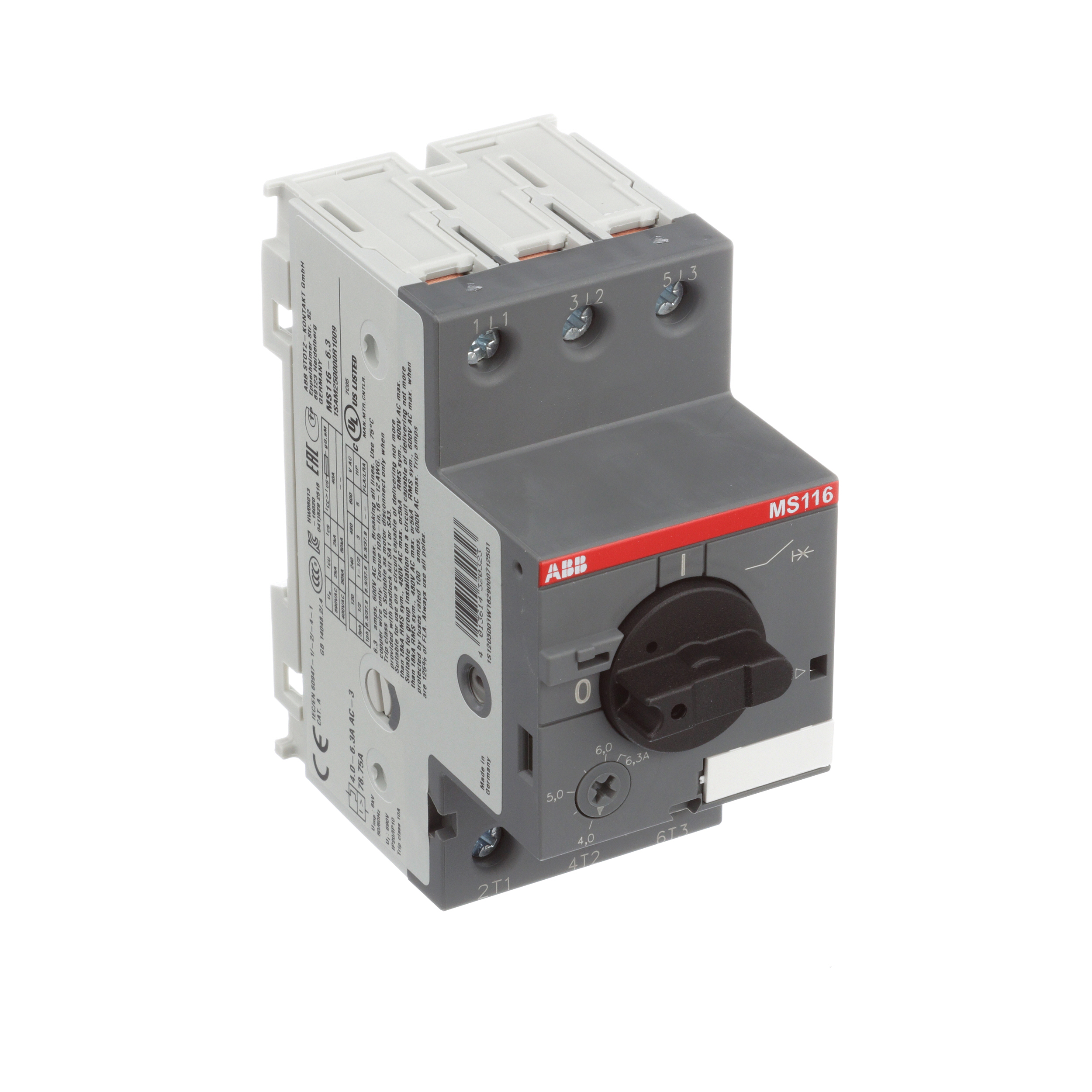 ABB MS132-16 Manual Motor Starter, 10-16A, 690V, Thermal/Magnetic, MS132 Series