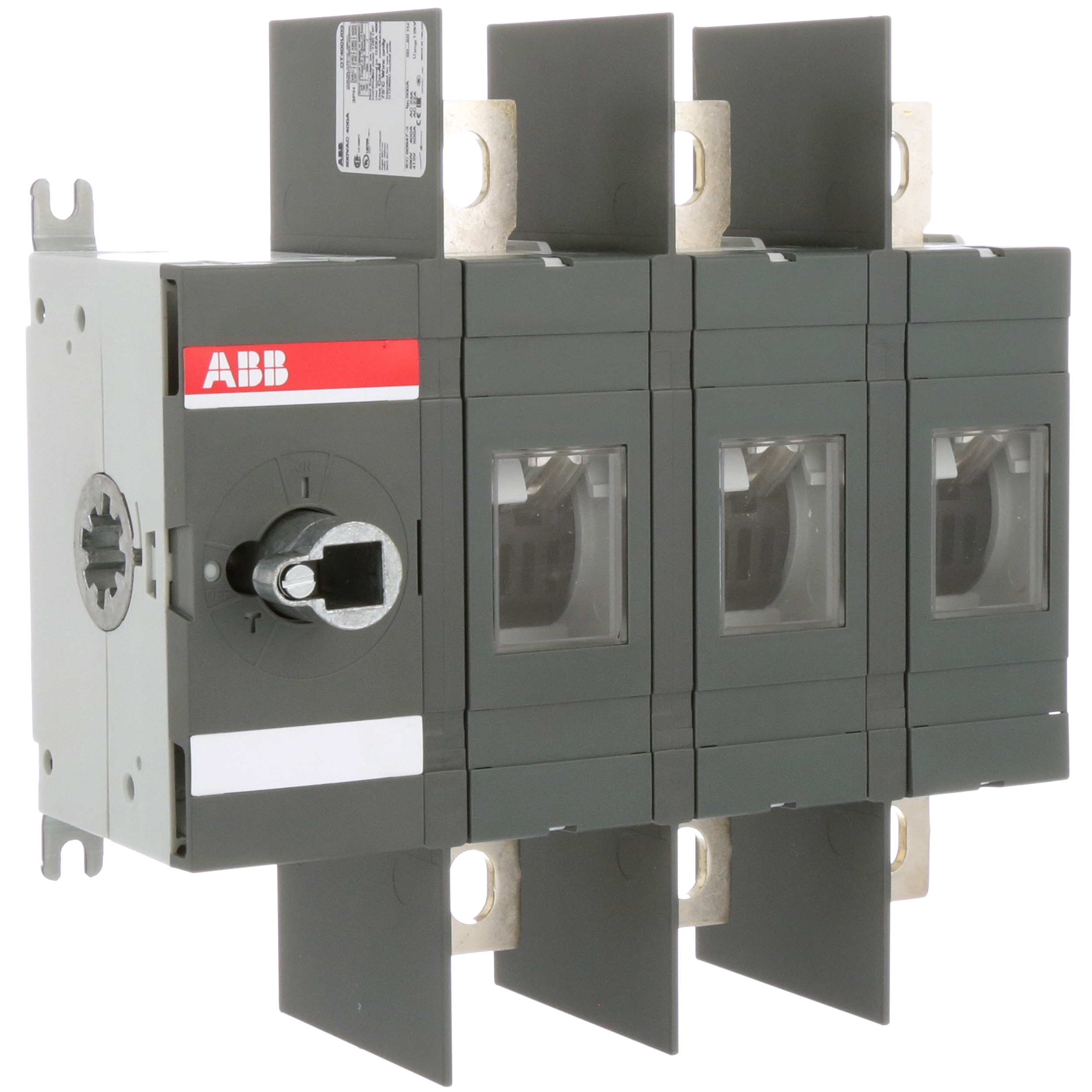 ABB OT100F3 Non-Fused Disconnect switch 100A 3 Poles 600VAC, DIN Rail / Panel Mount, UL508