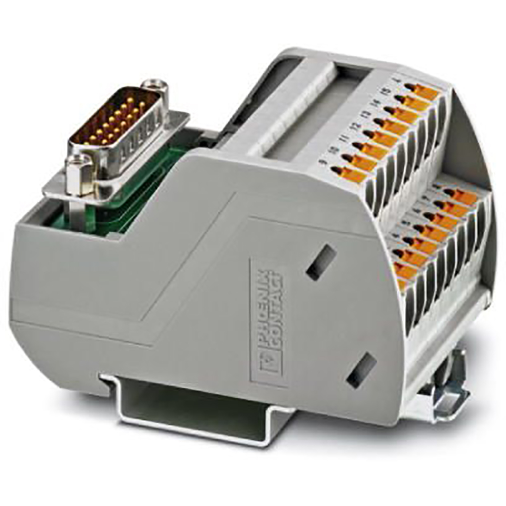 Phoenix Contact 2903779 Terminal block interface module;D-Sub, Male;15 ...