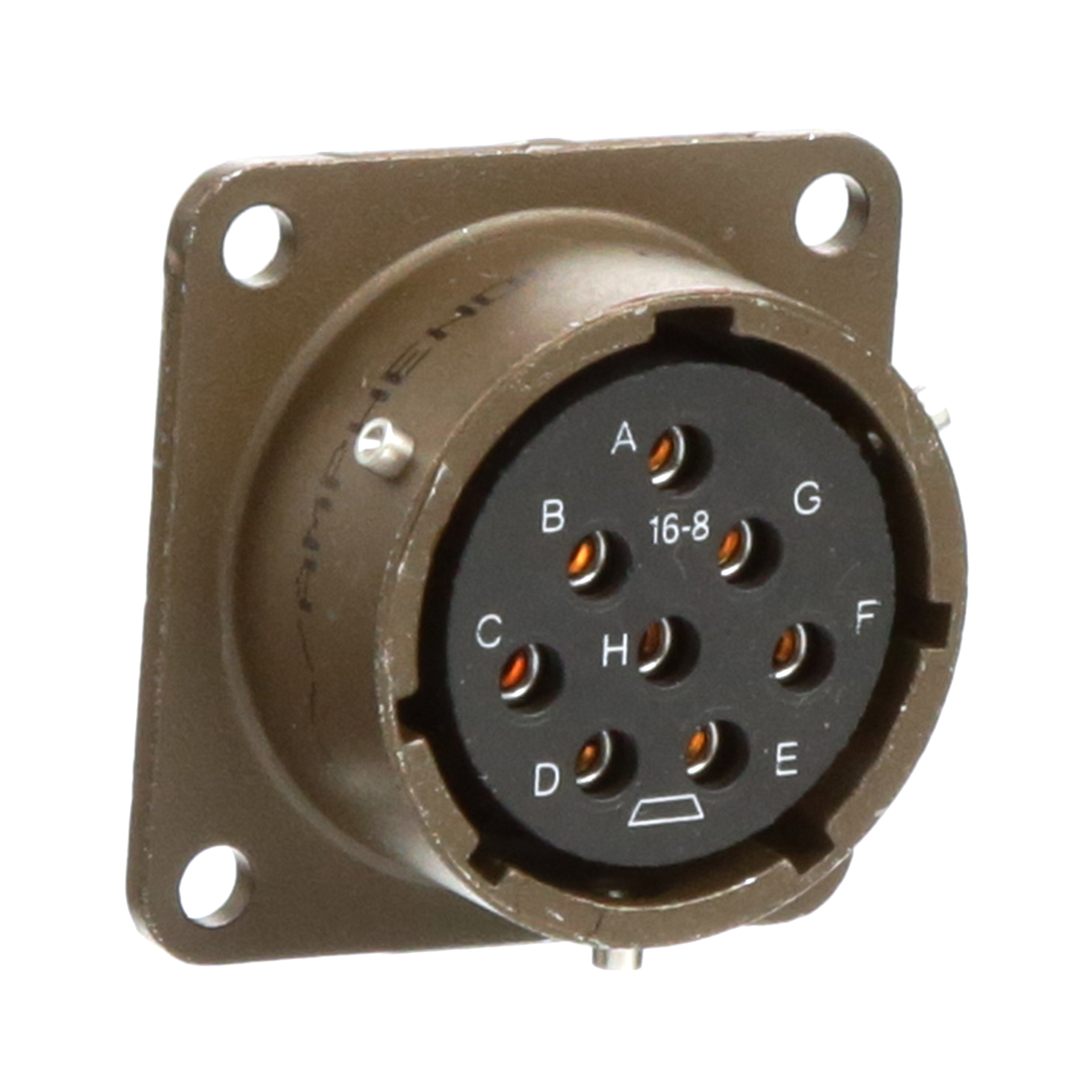 Amphenol Industrial PT02E-16-8S Circular Receptacle. Connector PT02 Series Box Mount 16 16-8S ...